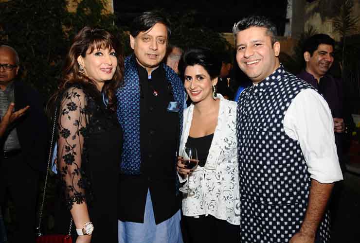 Shashi Tharoor Family