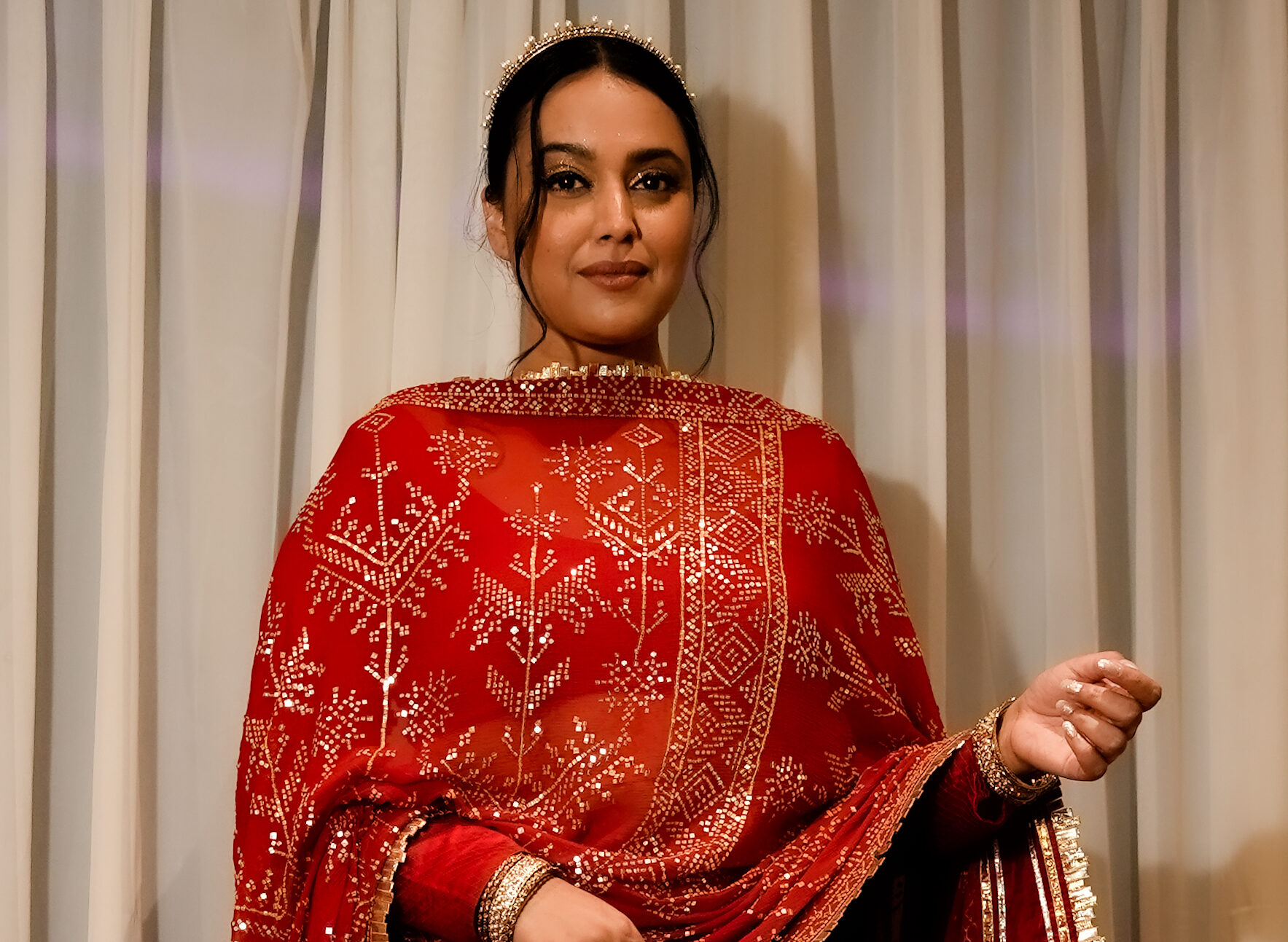 Swara Bhaskar wearing Amama Jewels - Abraxas Lifestyle